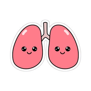 Lungs Sticker - Etsy