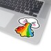 Cloud Rainbow Barf Sticker - Etsy
