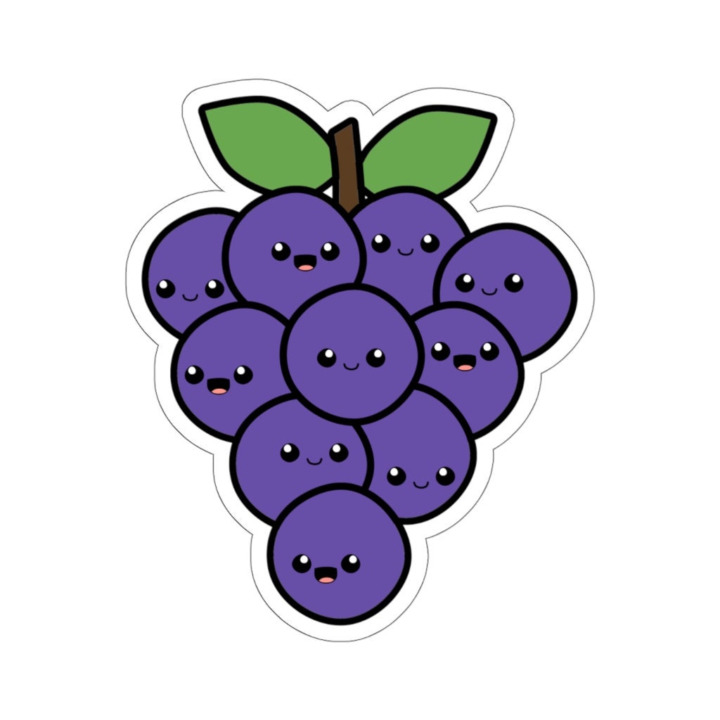Grape Sticker - Etsy