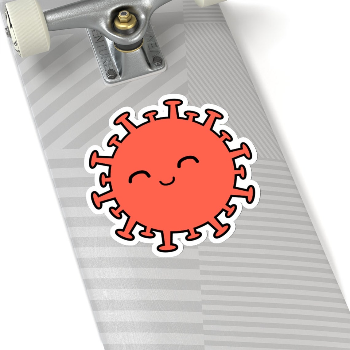 Happy Virus Sticker - Etsy