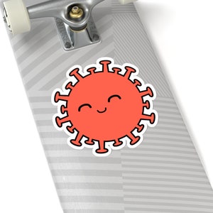 Happy Virus Sticker - Etsy