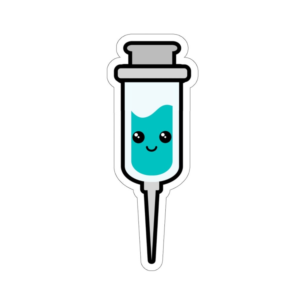 Blue Happy Syringe - Etsy