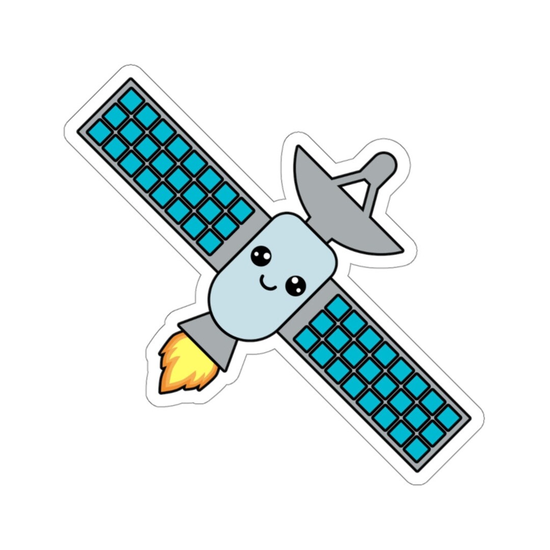 Satellite Sticker - Etsy
