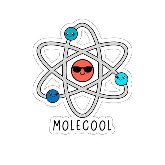 Molecool Atom Sticker - Etsy