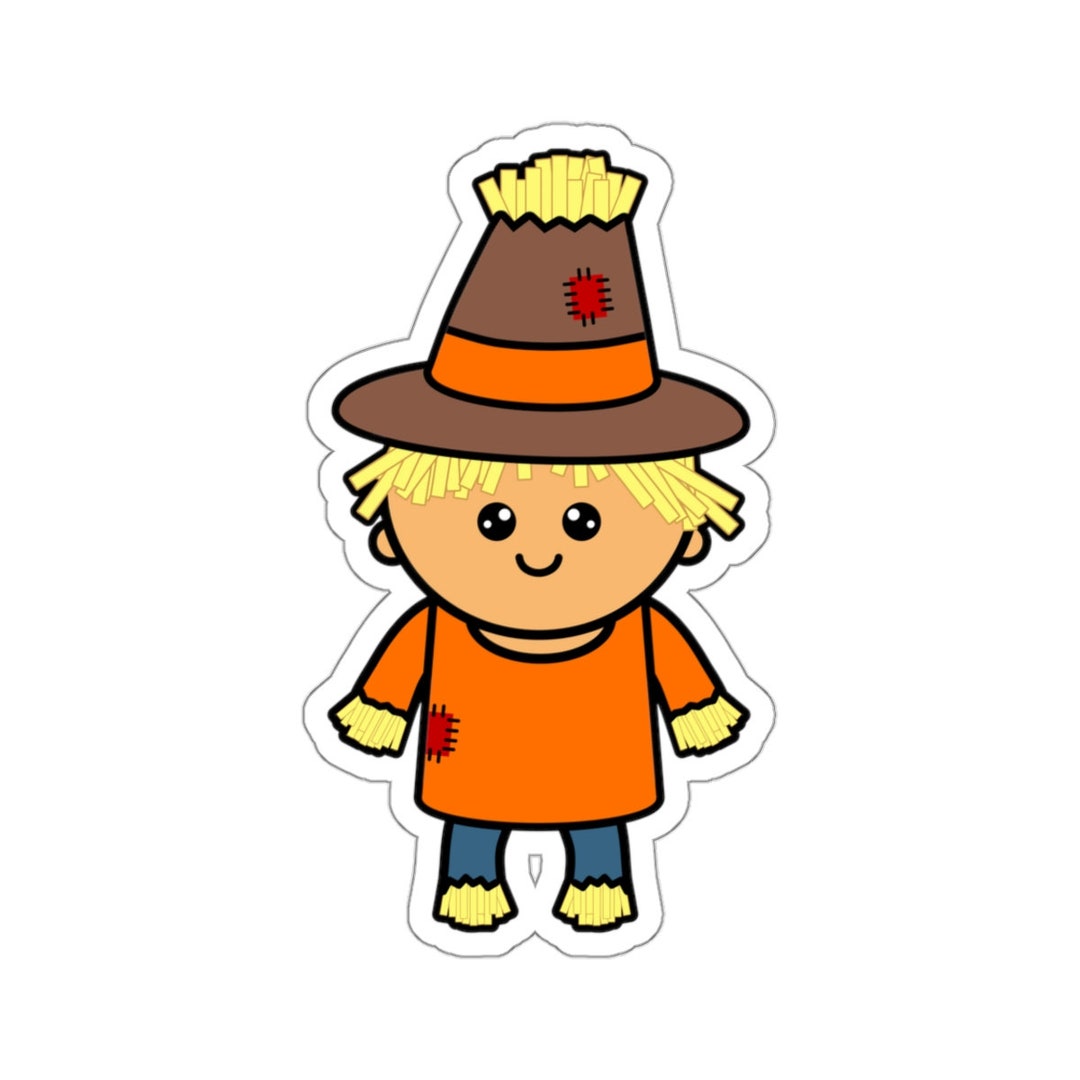 Scarecrow Sticker - Etsy