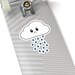 Rain Cloud Sticker - Etsy