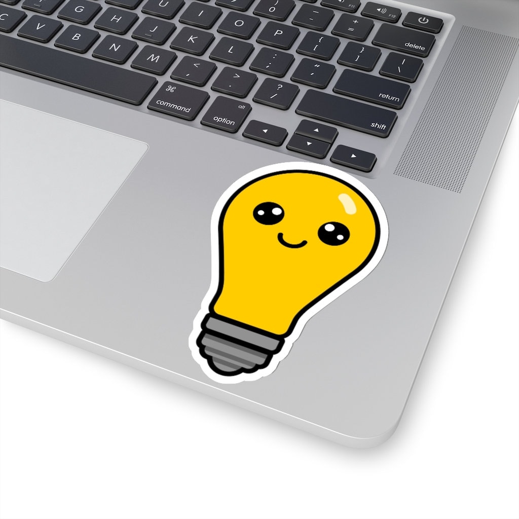 Lightbulb Sticker - Etsy