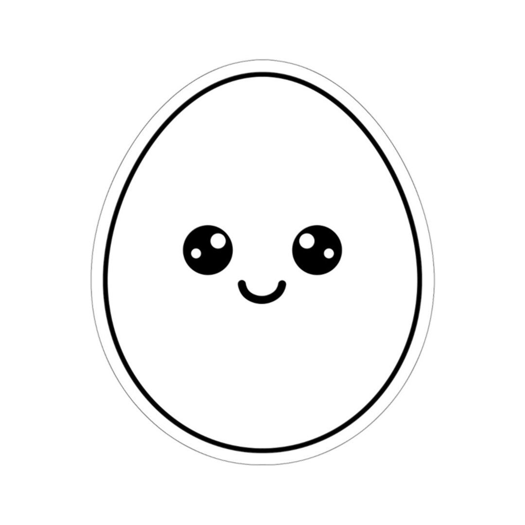 Egg Sticker - Etsy