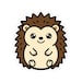 Hedgehog Sticker - Etsy Canada
