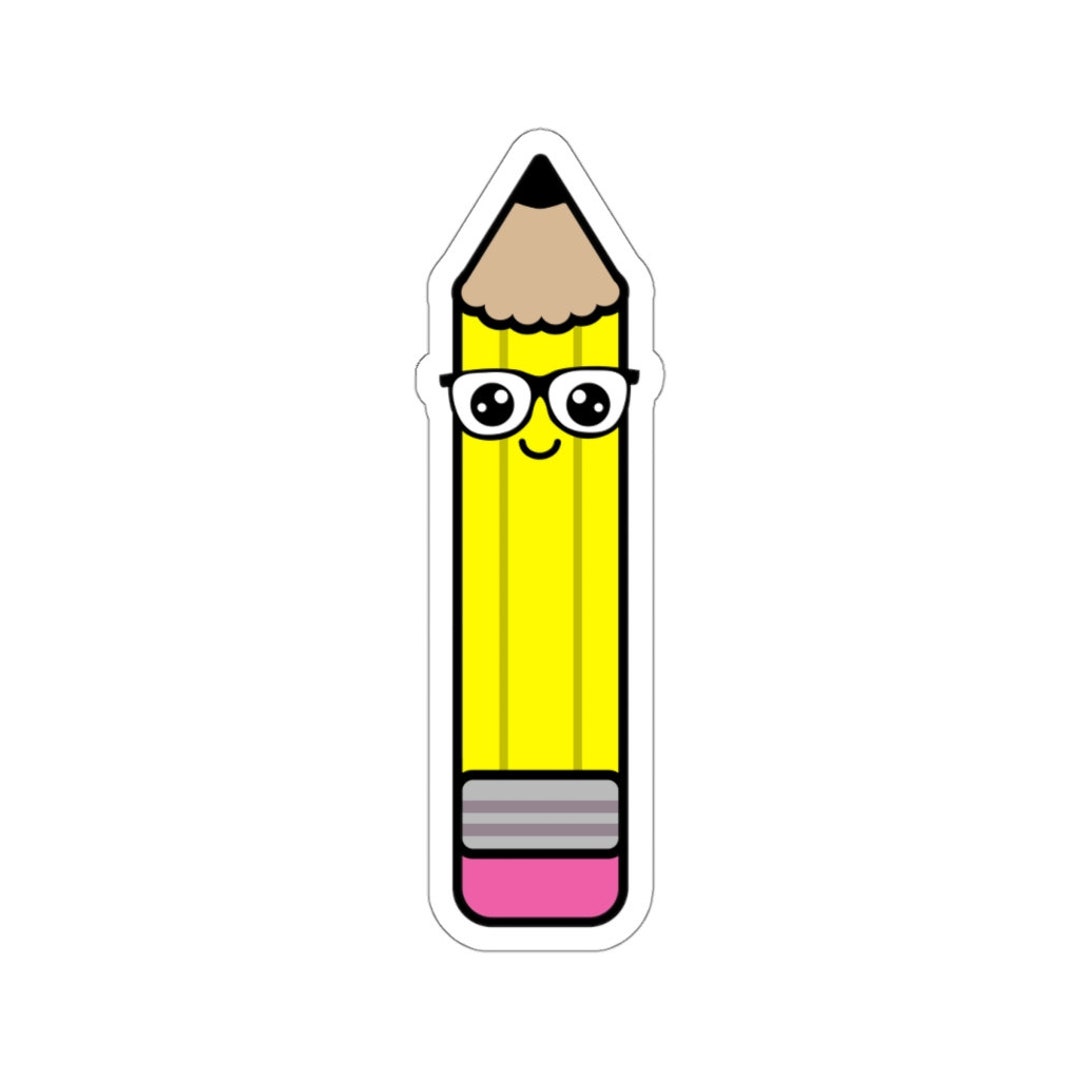 Pencil Sticker - Etsy