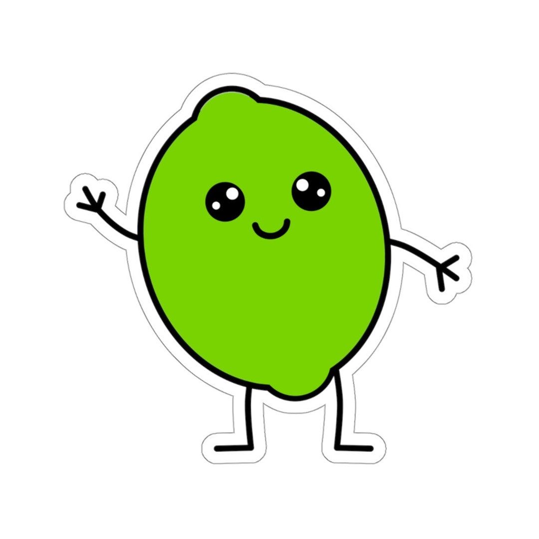 Lime Sticker - Etsy