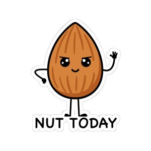 Nut Today Almond Sticker - Etsy