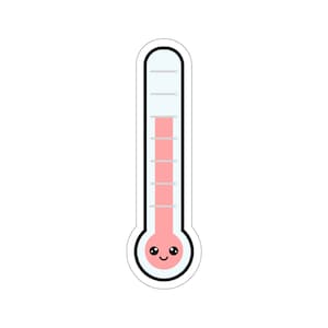 Thermometer Sticker - Etsy