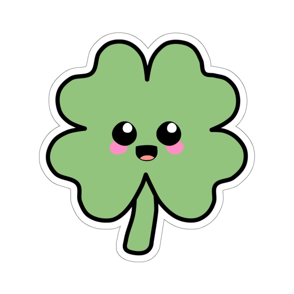 Four Leaf Clover Sticker - Etsy