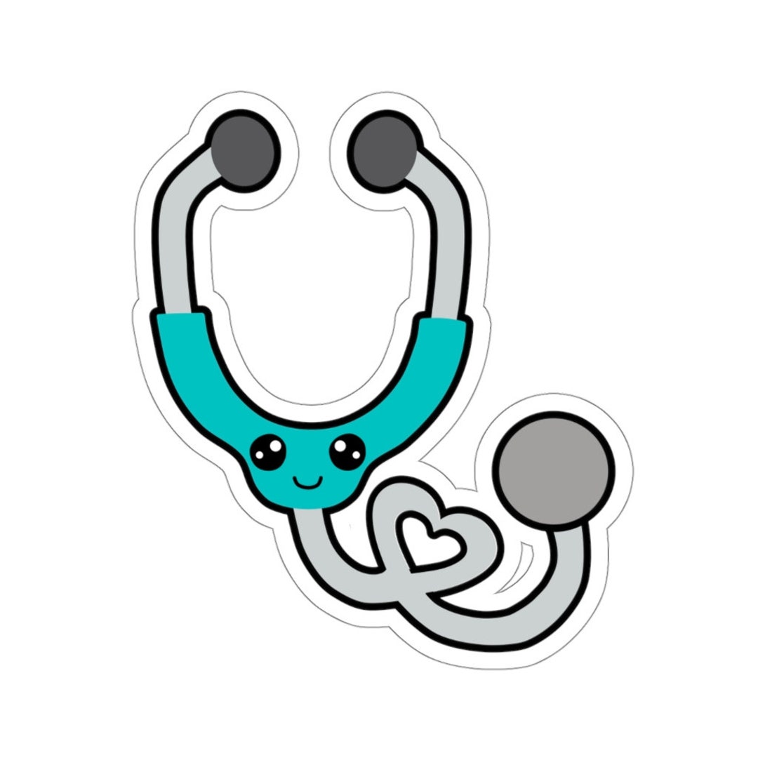 Stethoscope Sticker - Etsy