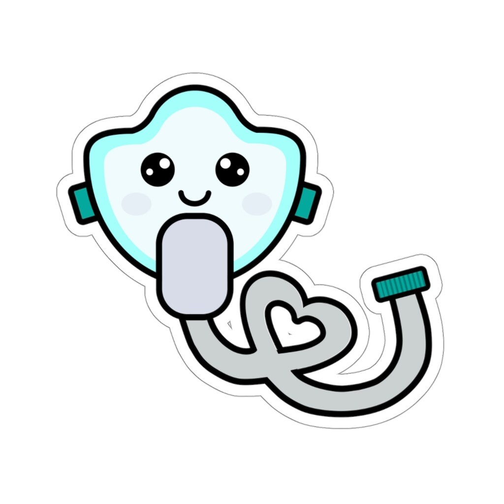 Oxygen Mask Sticker - Etsy