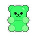 Green Gummy Bear Sticker - Etsy