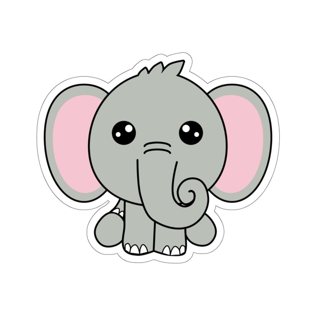 Elephant Sticker - Etsy