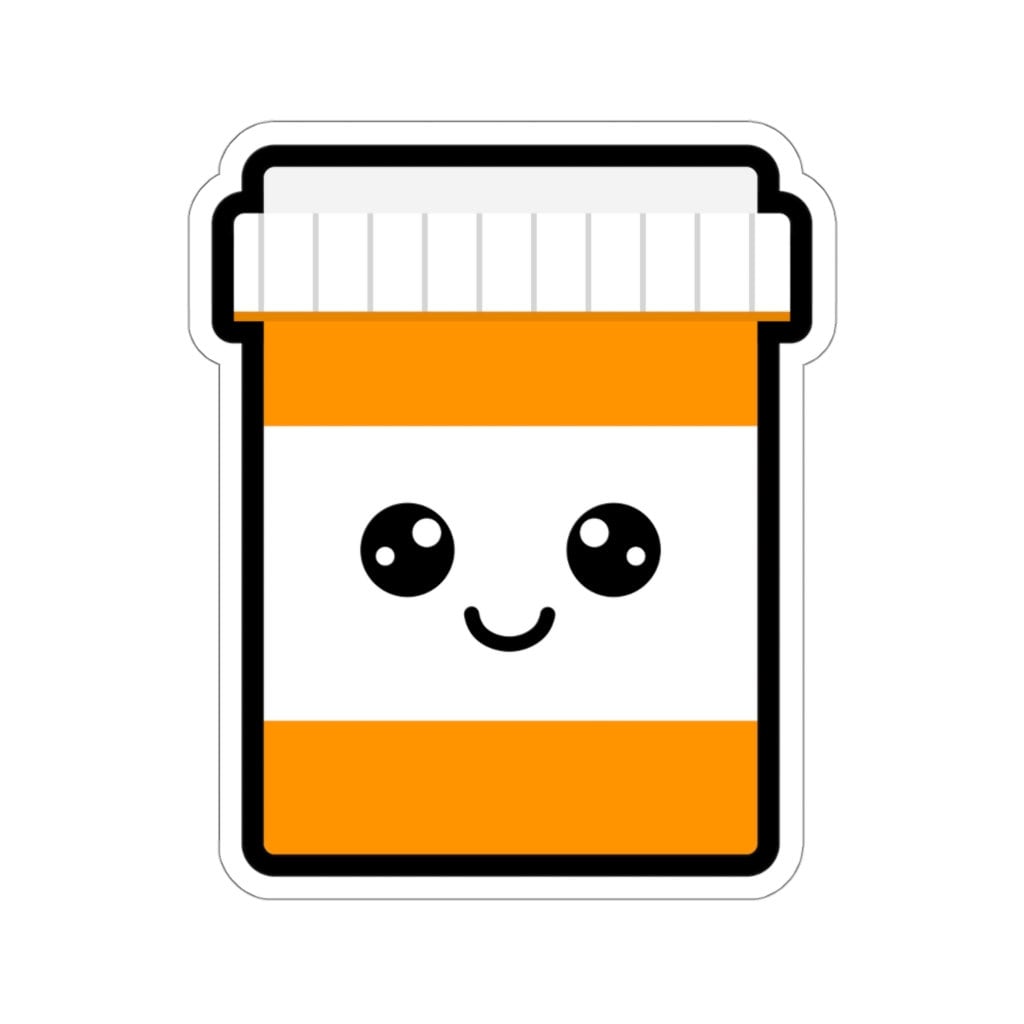 Medicine Pill Bottle Sticker - Etsy