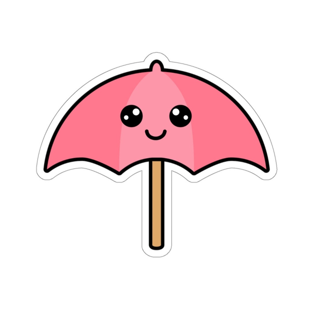 Beach Umbrella Sticker - Etsy