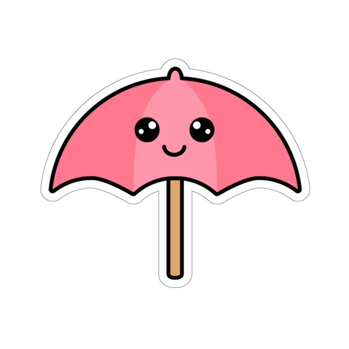 Beach Umbrella Sticker - Etsy