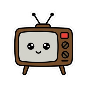 Television Sticker - Etsy