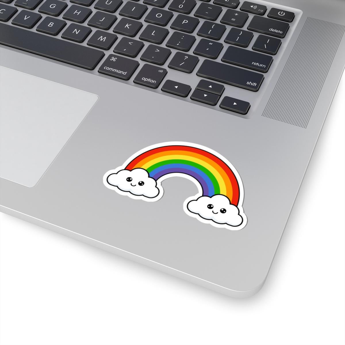 Cloud & Rainbow Sticker - Etsy