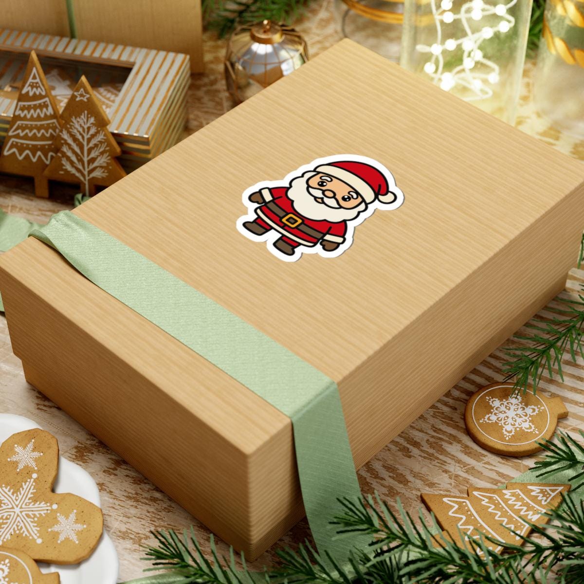 Weihnachtsmann Aufkleber - Etsy.de