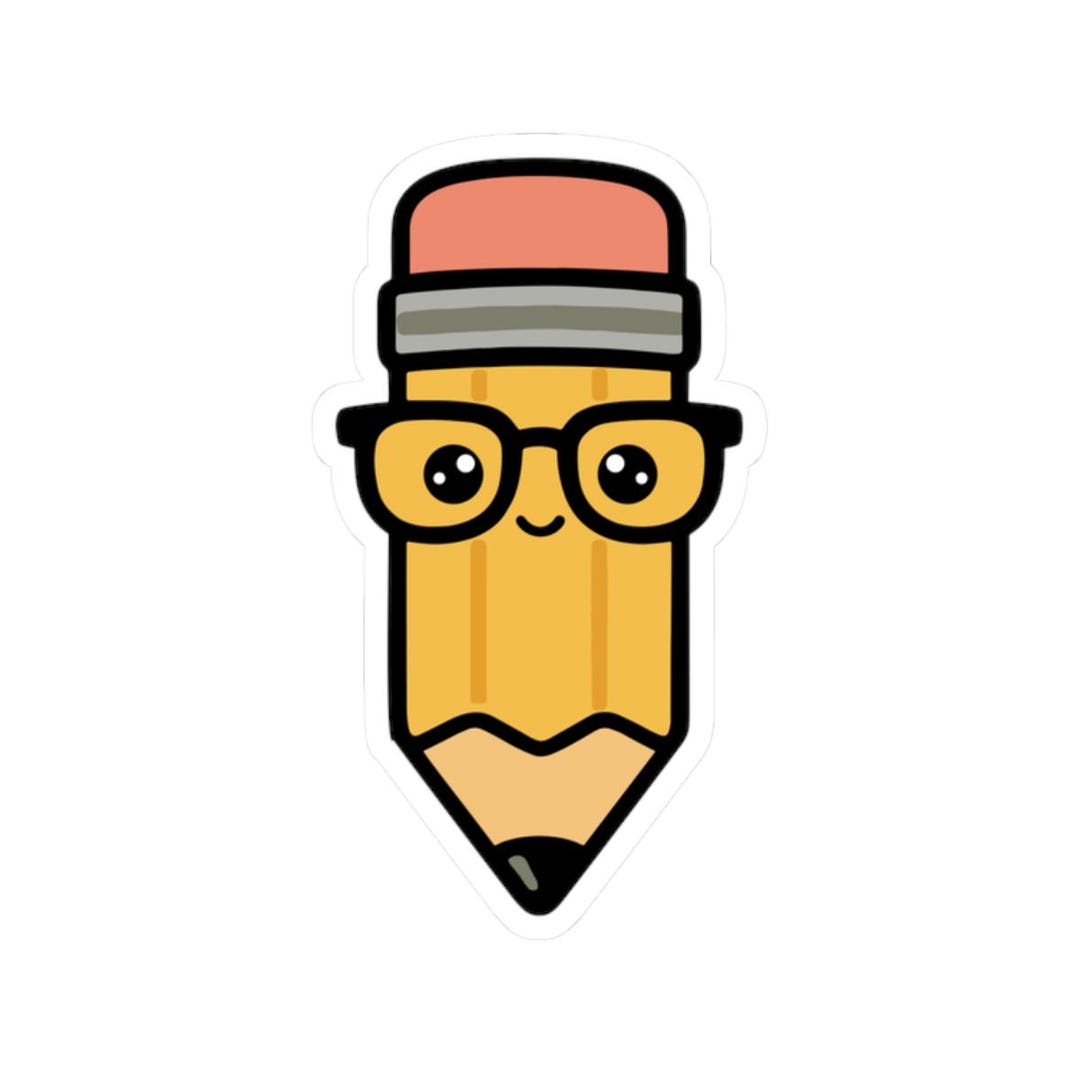 Pencil Sticker - Etsy