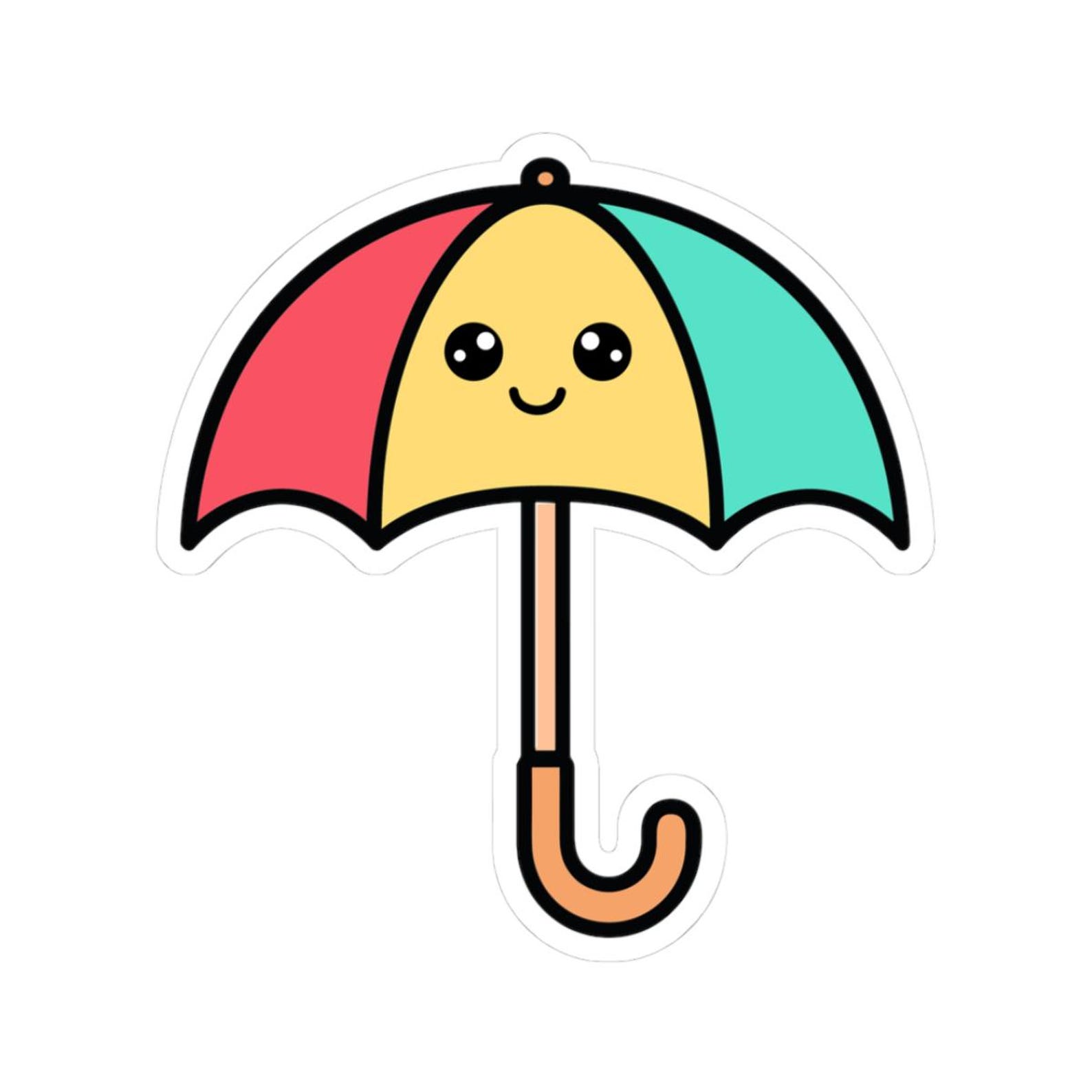 Umbrella Sticker - Etsy