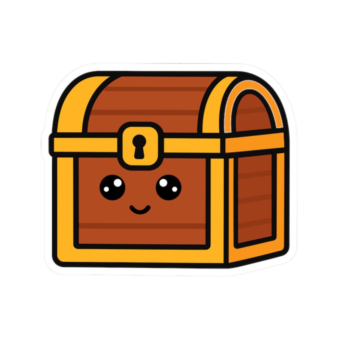 Treasure Chest Sticker - Etsy