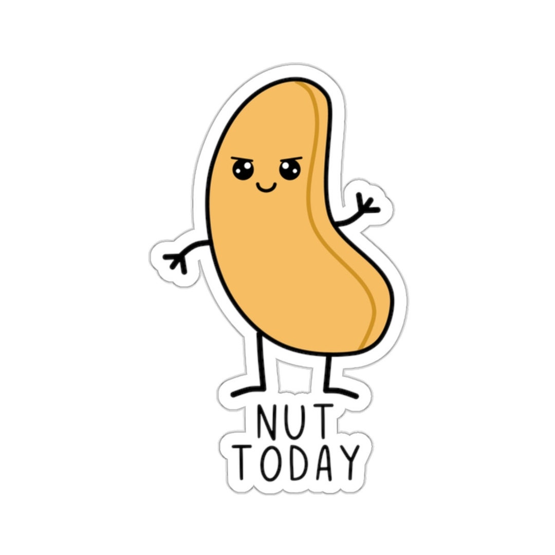 Nut Today Cashew Sticker - Etsy