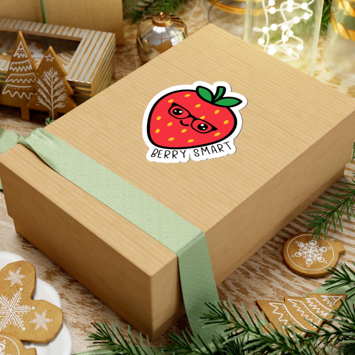 Berry Smart Strawberry Sticker - Etsy