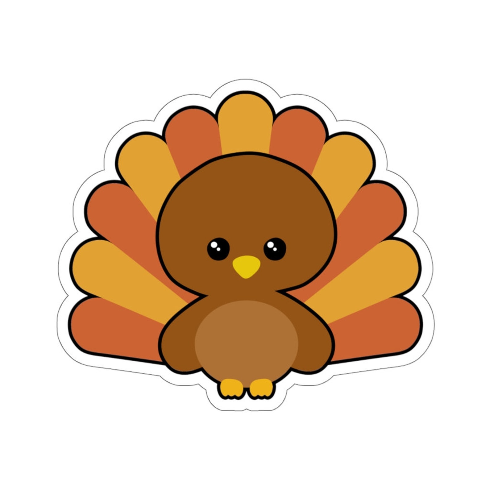 Turkey Sticker - Etsy
