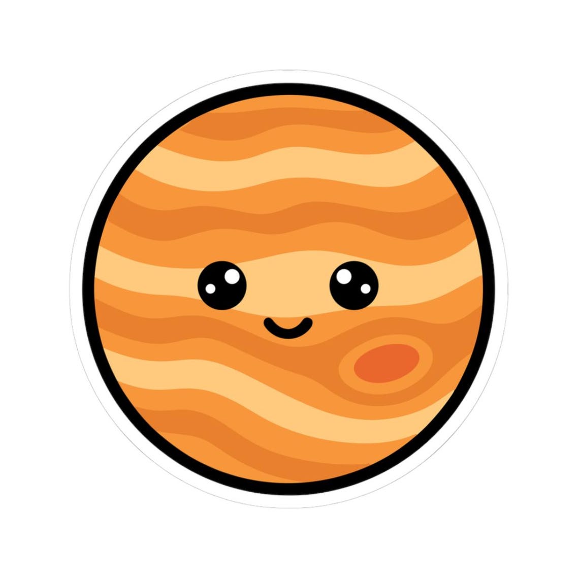 Jupiter Planet Sticker - Etsy