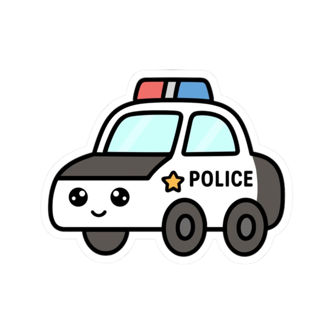 Police Car Sticker - Etsy