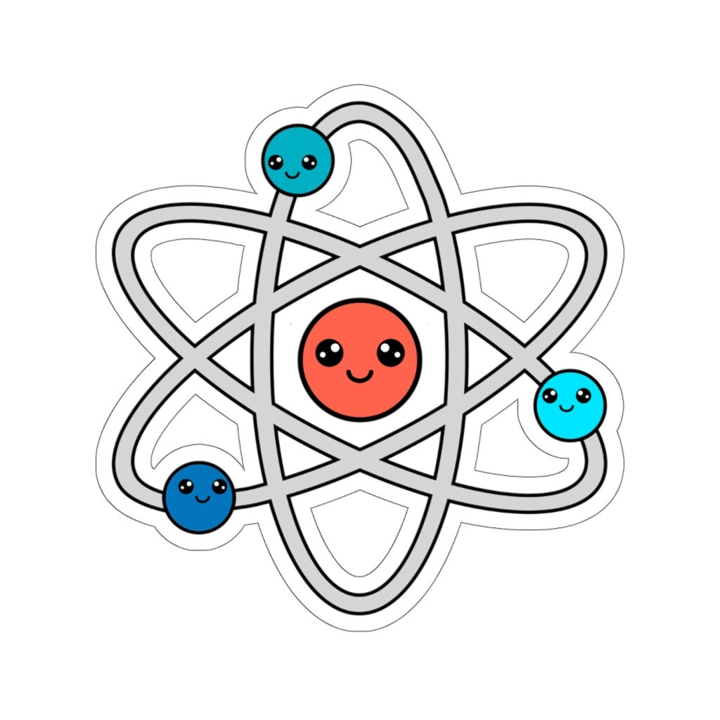 Atom Sticker - Etsy