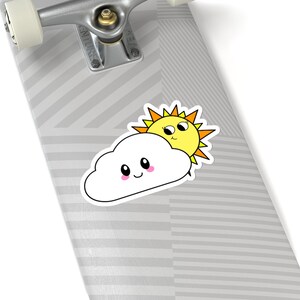 Partly Cloudy Sticker - Etsy
