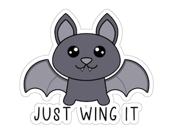 Just Wing It Sticker - Etsy