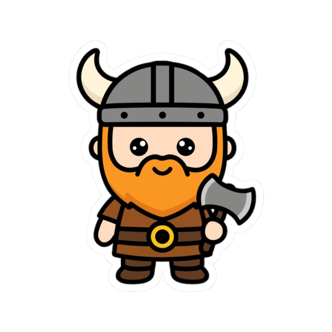 Viking Boy Sticker - Etsy