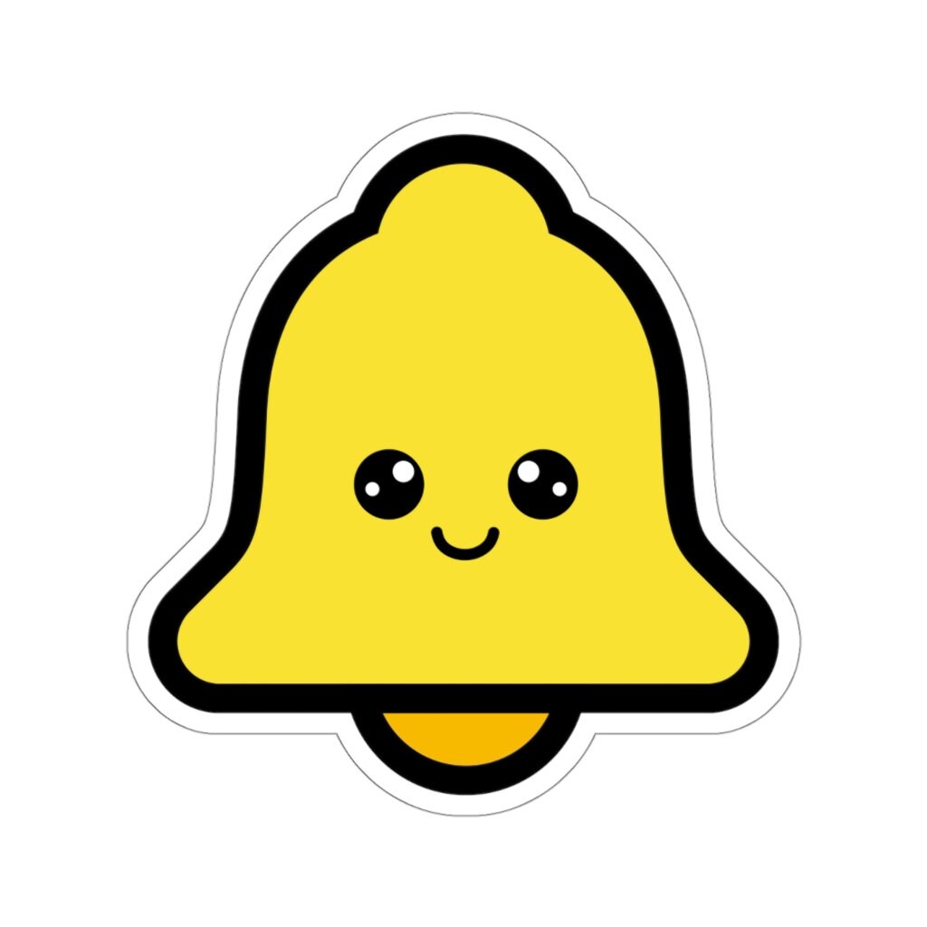 Bell Sticker - Etsy