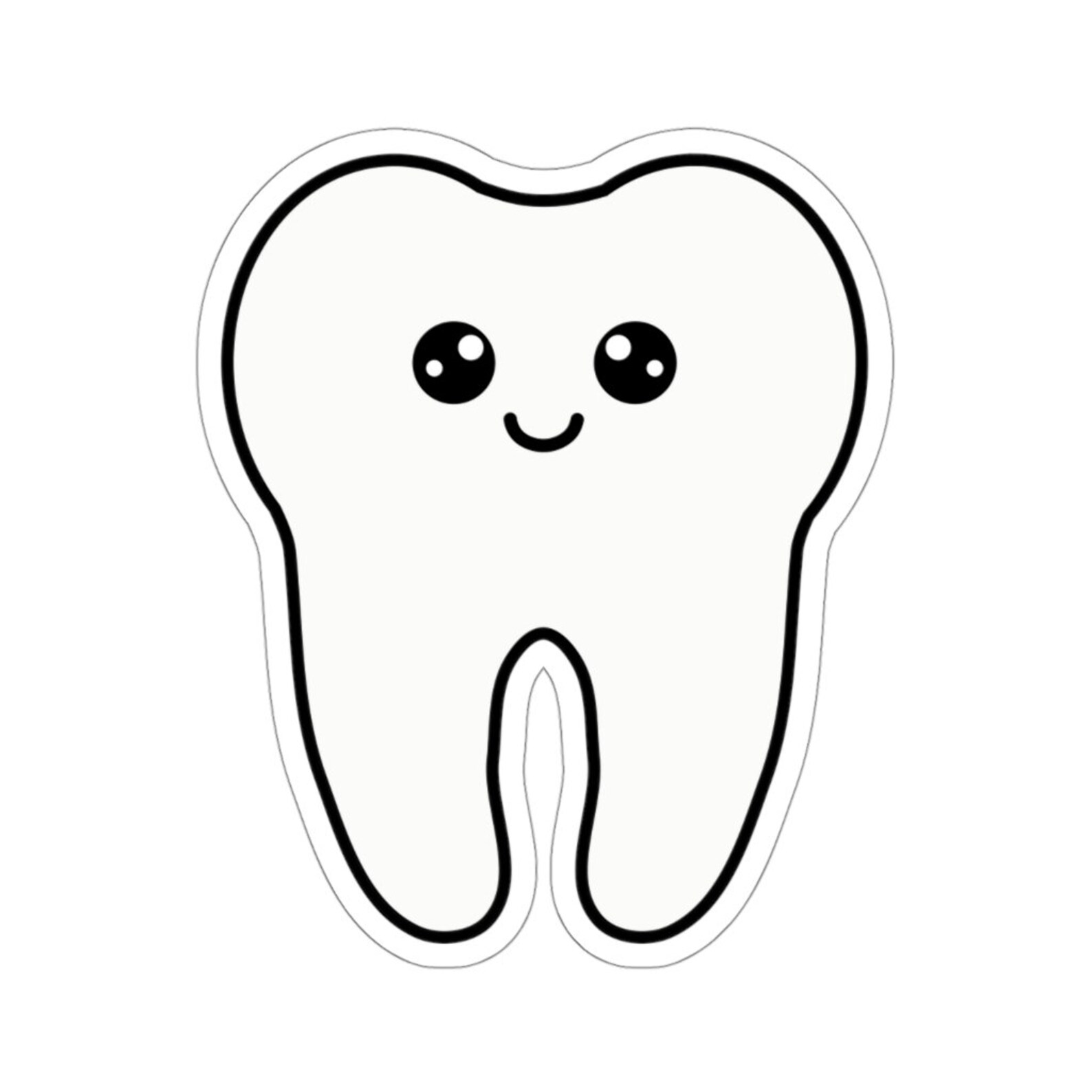 Tooth Sticker - Etsy