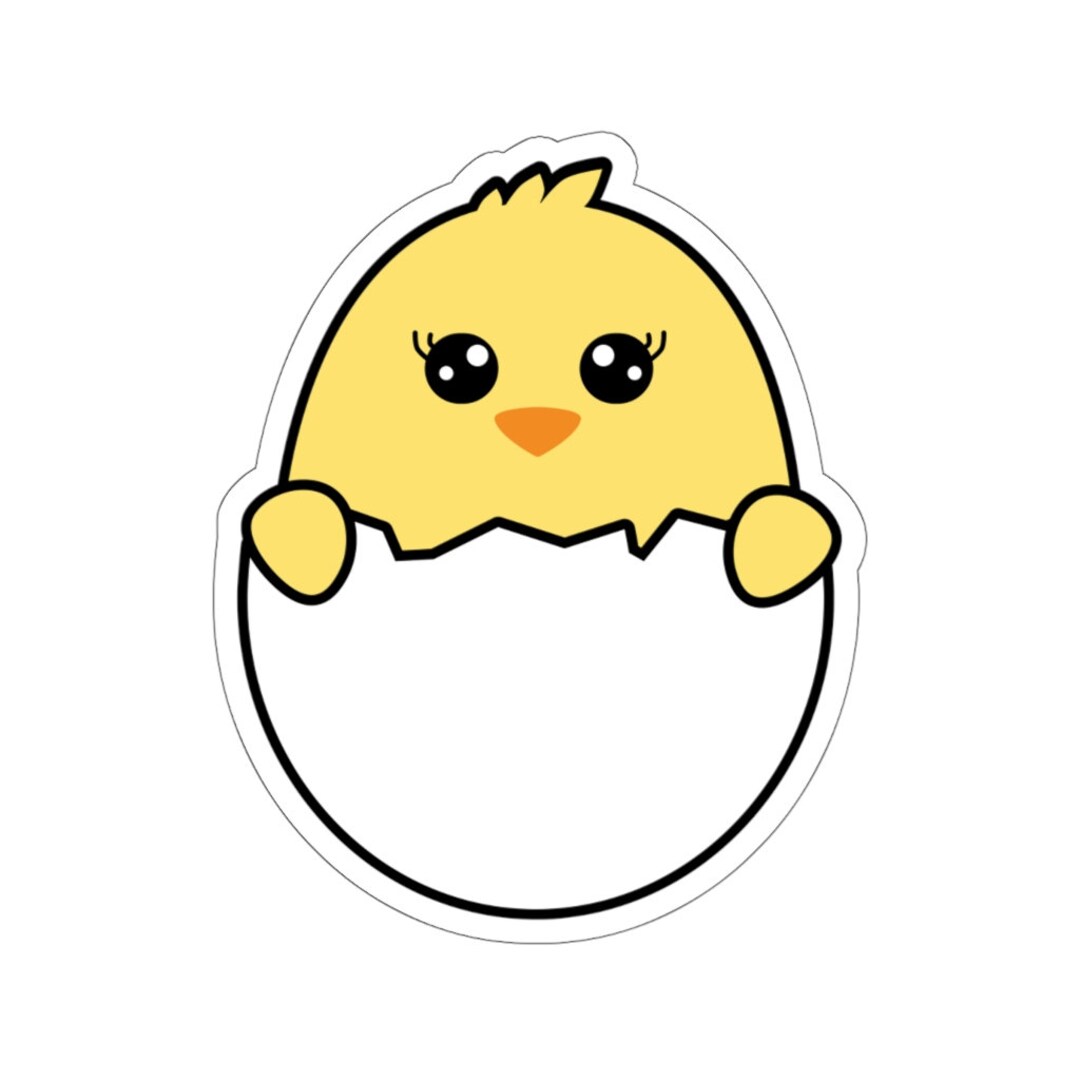 Baby Chick Girl Sticker - Etsy