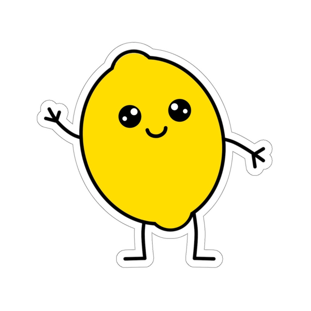 Lemon Sticker - Etsy