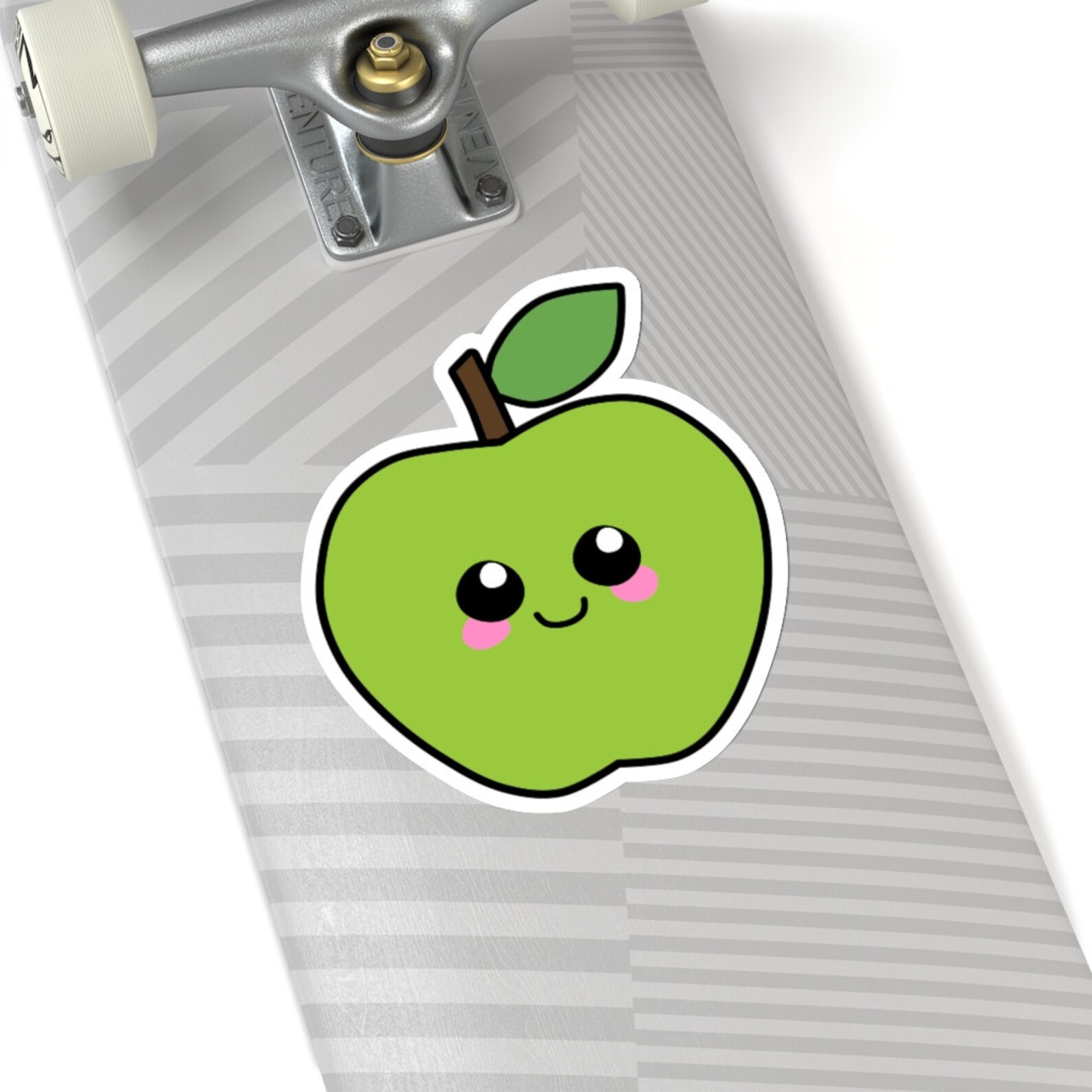 Green Apple Sticker - Etsy
