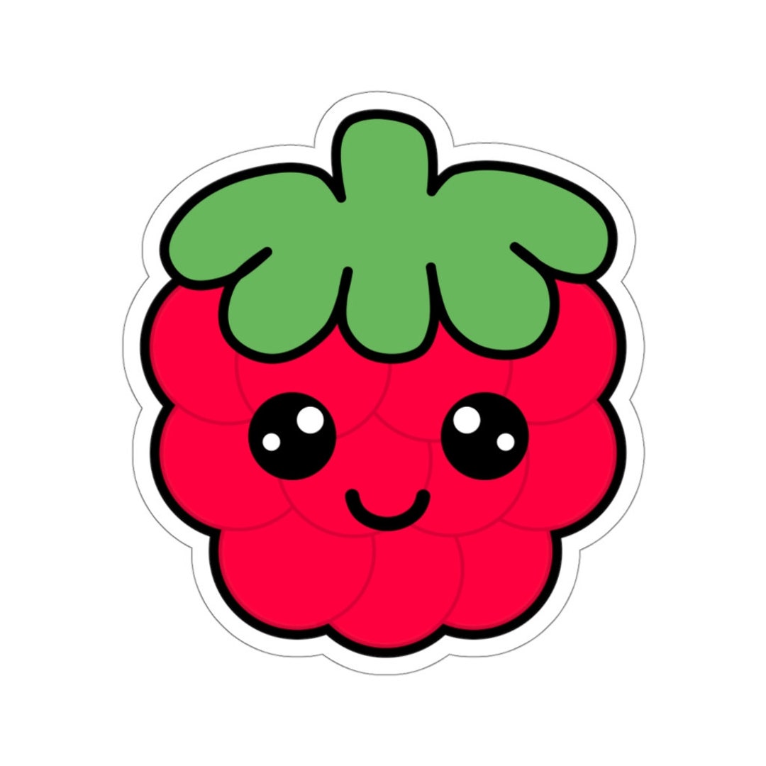 Raspberry Sticker - Etsy