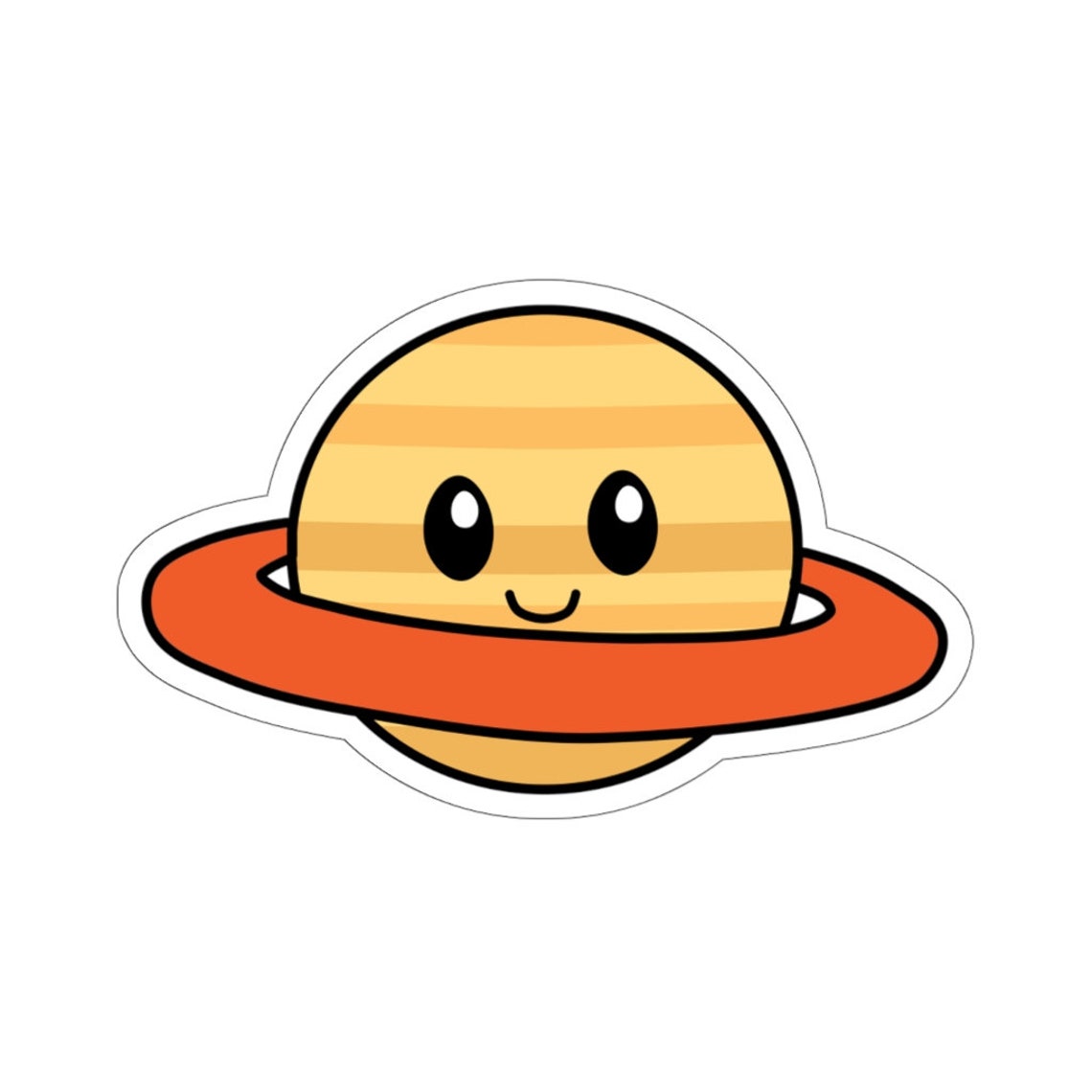 Saturn Planet Sticker - Etsy