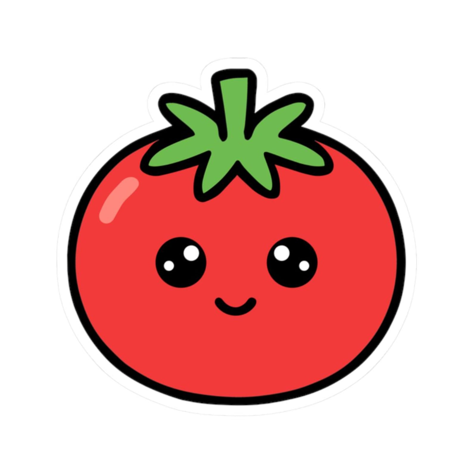 Tomato Sticker - Etsy