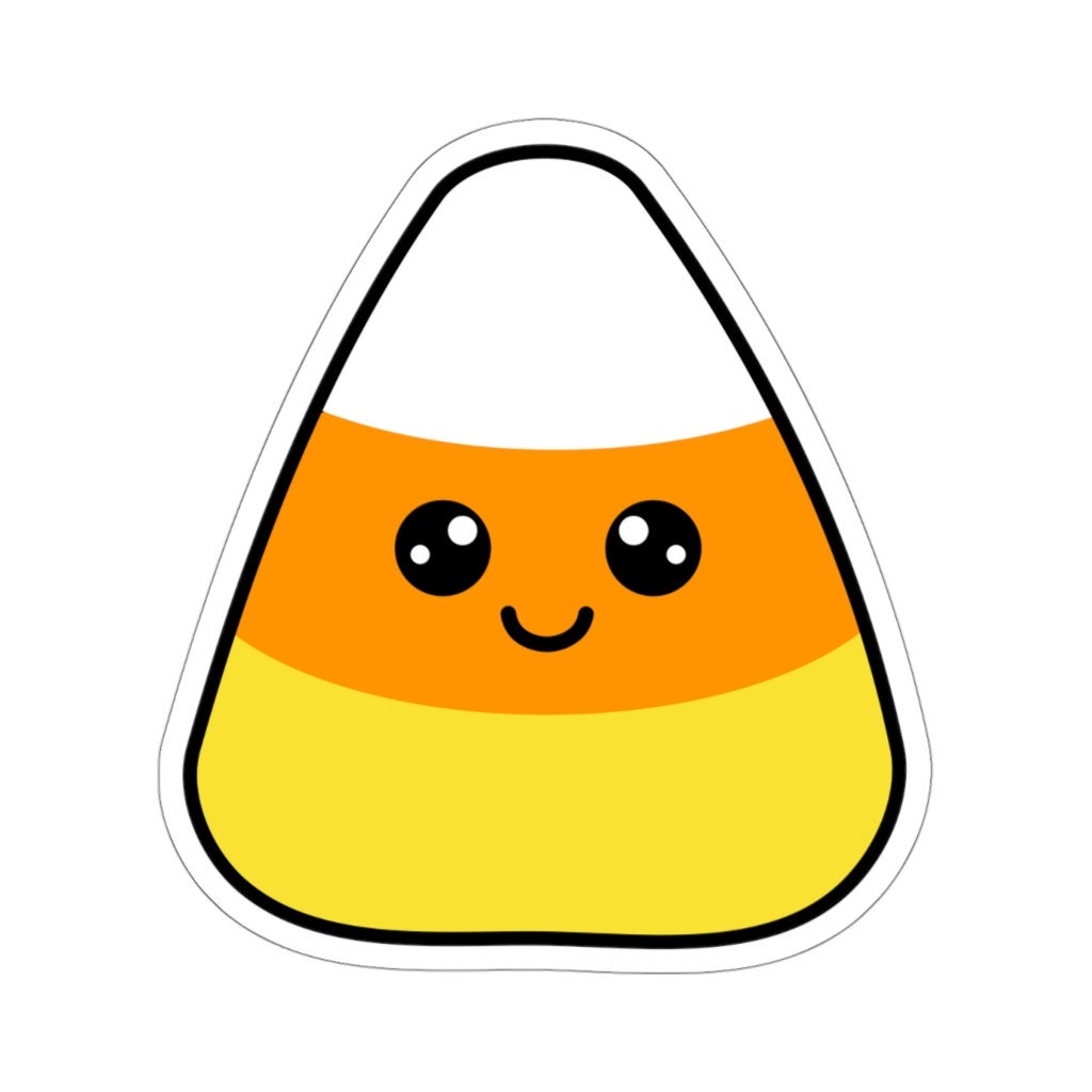 Candy Corn Sticker - Etsy