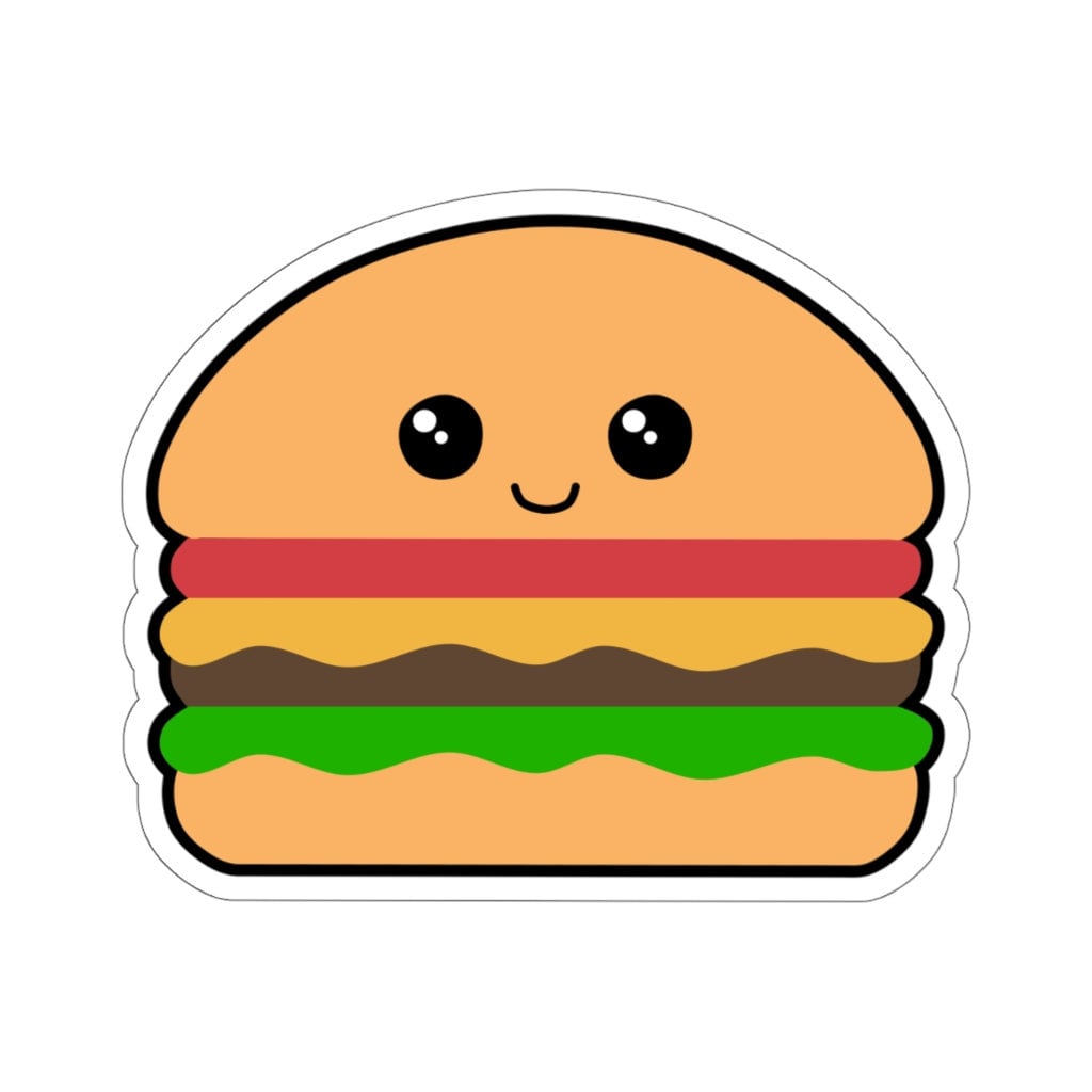 Hamburger Sticker - Etsy
